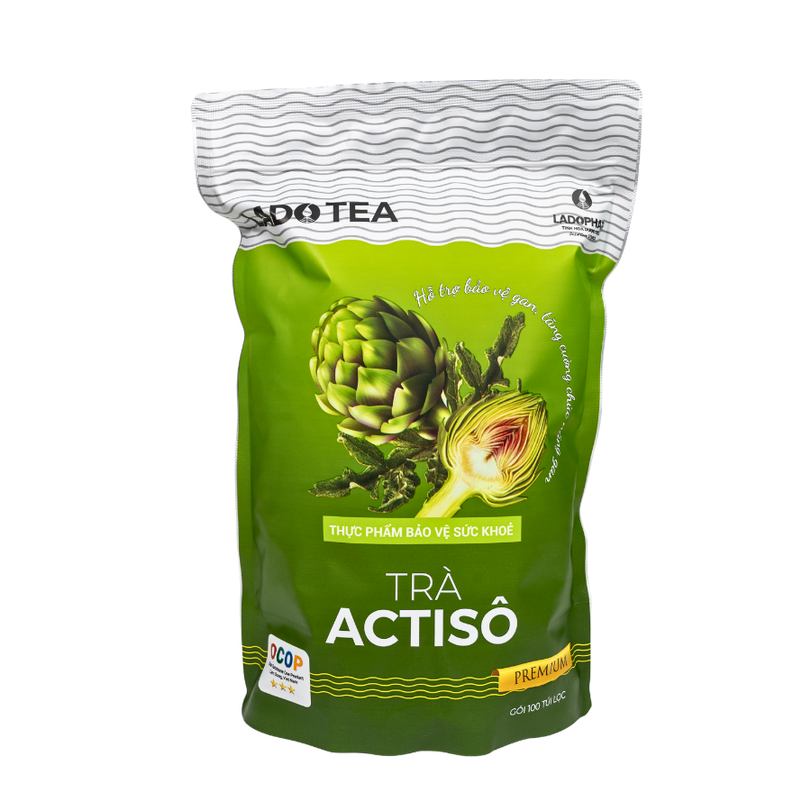 Lado Tea Trà Actisô hỗ trợ bảo vệ gan (Túi 100 gói)
