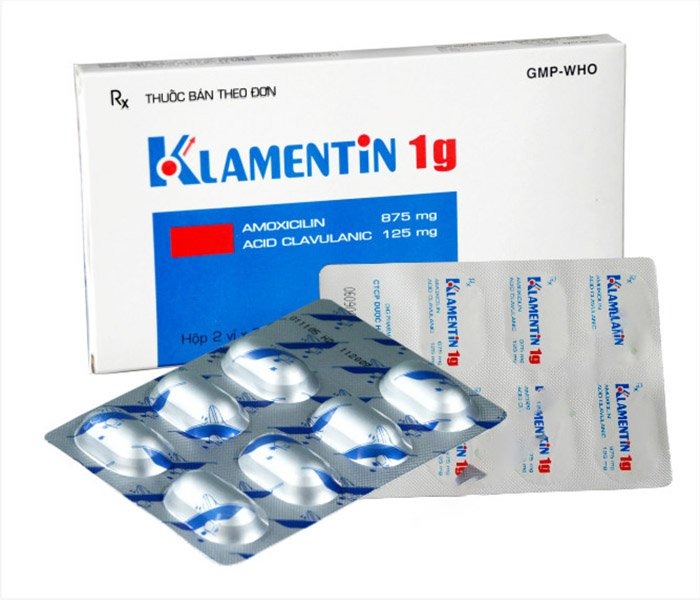 Thuốc Klamentin 875/125 DHG điều trị viêm xoang, viêm tai giữa cấp (2 ...
