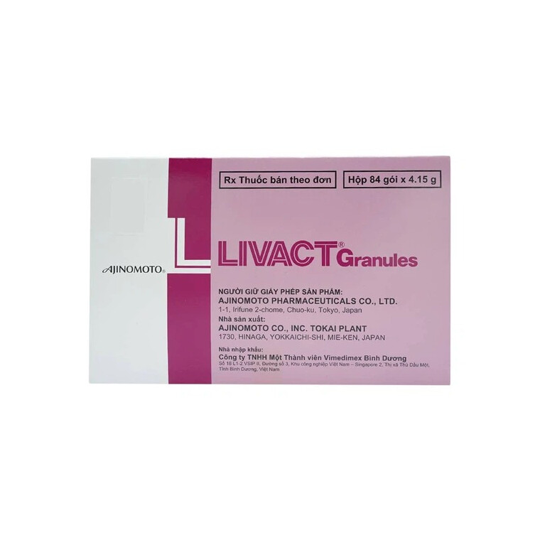 Thuốc Livact cải thiện tình trạng giảm albumin máu (84 gói x 4.15g)