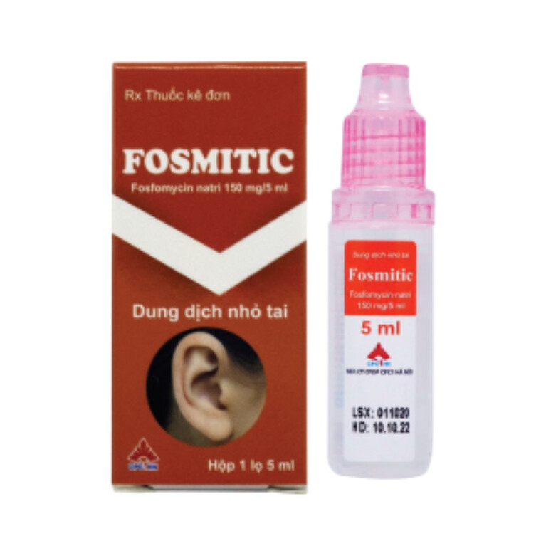 Thuốc Fosmitic 5ml Điều Trị Viêm Tai Ngoài, Viêm Tai Giữa, Viêm Màng ...